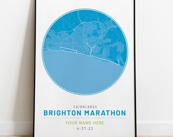 Marathon Poster | Etsy