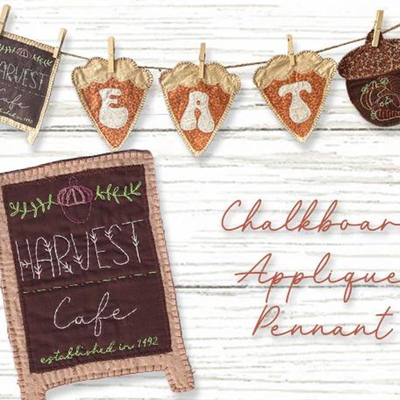 Chalkboard Pennant - Etsy