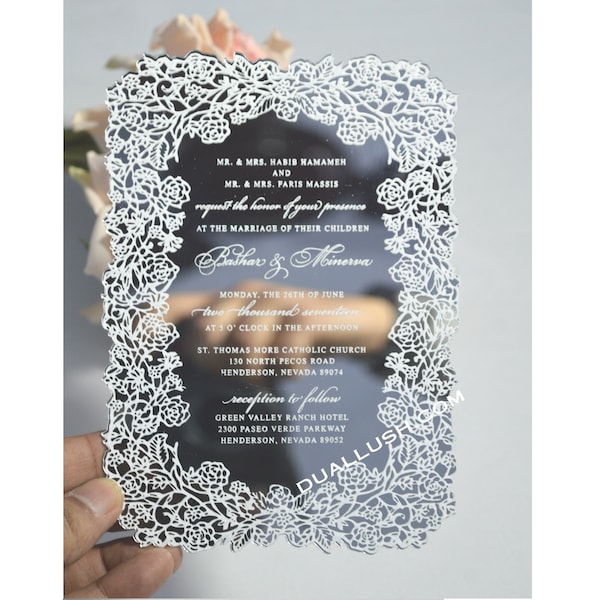 Mirror Invitation - Etsy