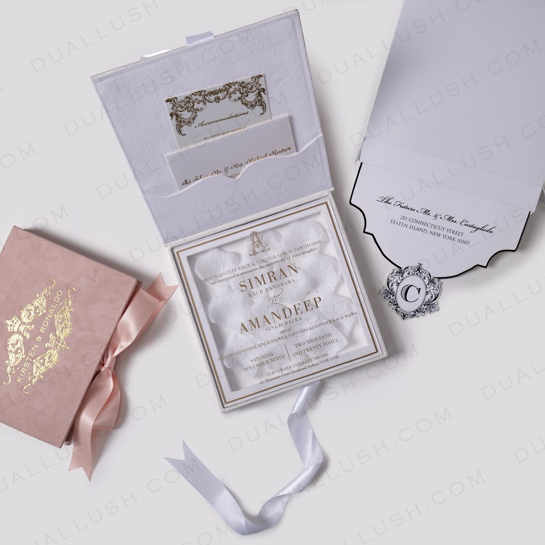 Caja de invitación de boda - Invitación de graduación - Invitaciones de ...