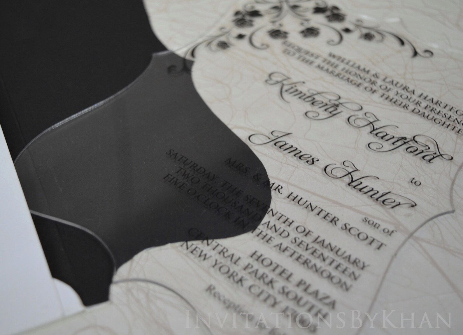 Acrylic Wedding Invitation Acrylic Invitation Modern Acrylic | Etsy
