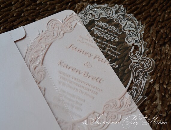 Invitaciones De Boda Transparentes Diy Como Hacer Invitaciones