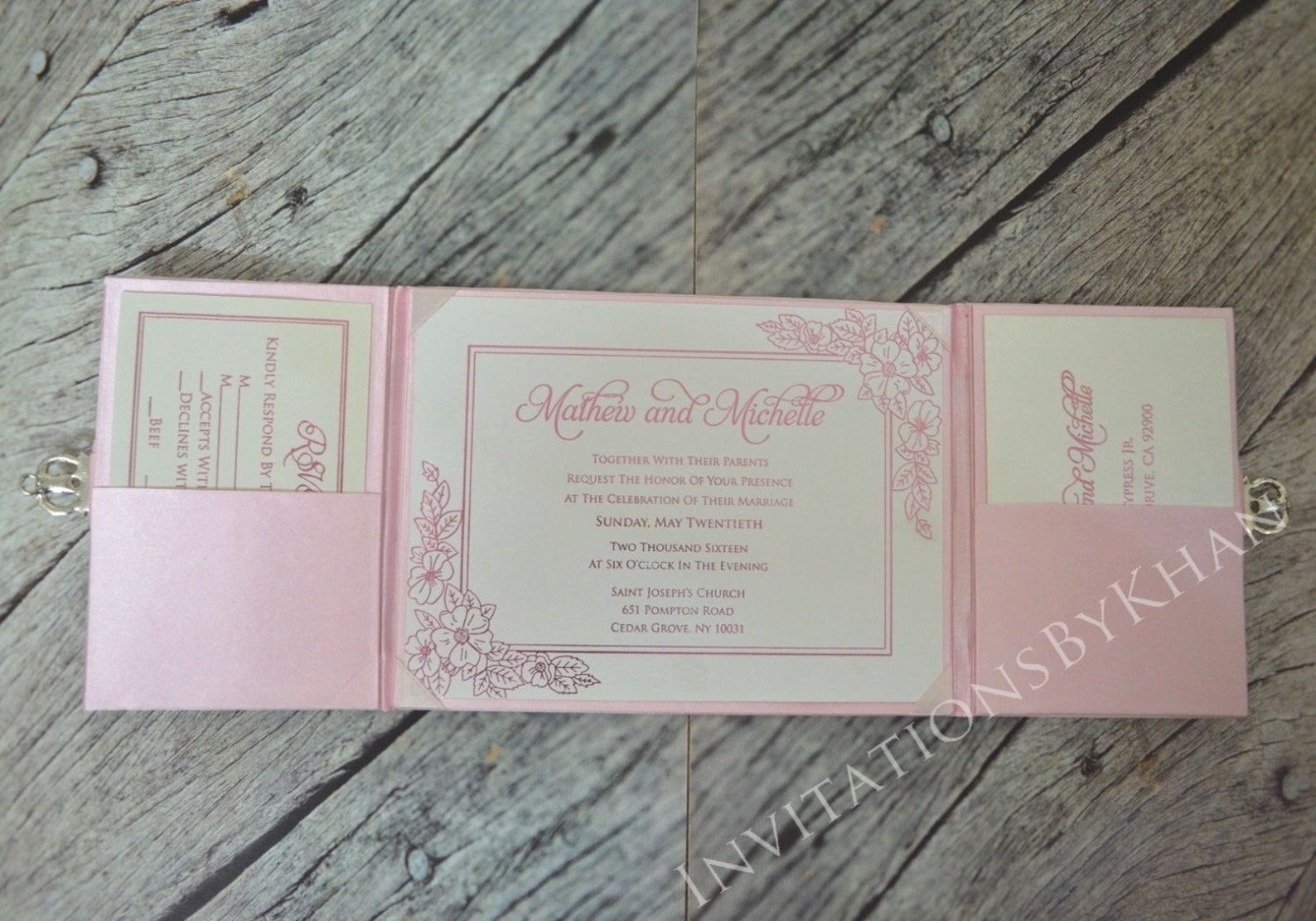 Wedding Invitation Box Wedding Invitation Folio Hardcover - Etsy