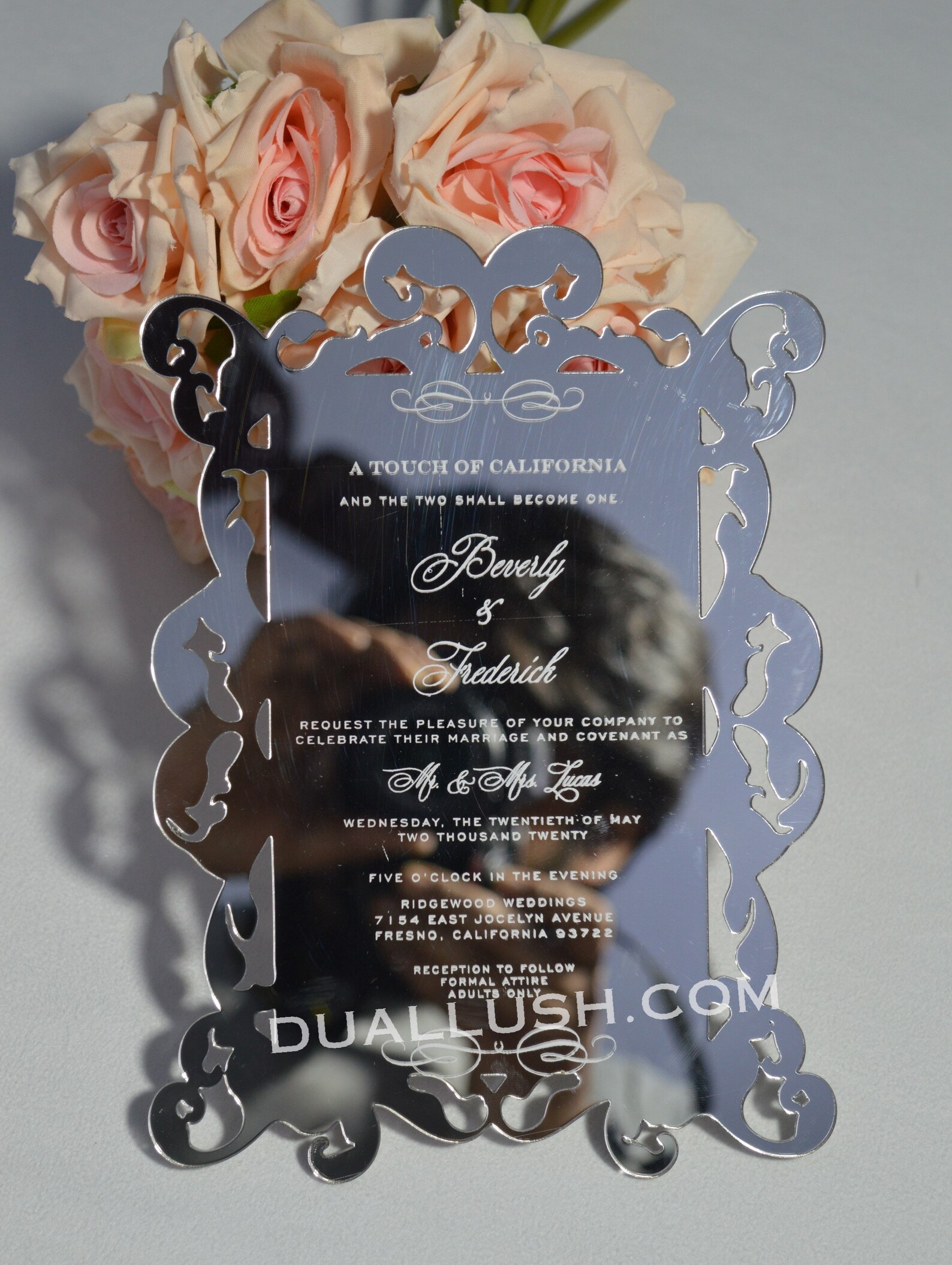 Acrylic Wedding Invitation Clear Invitation Transparent - Etsy