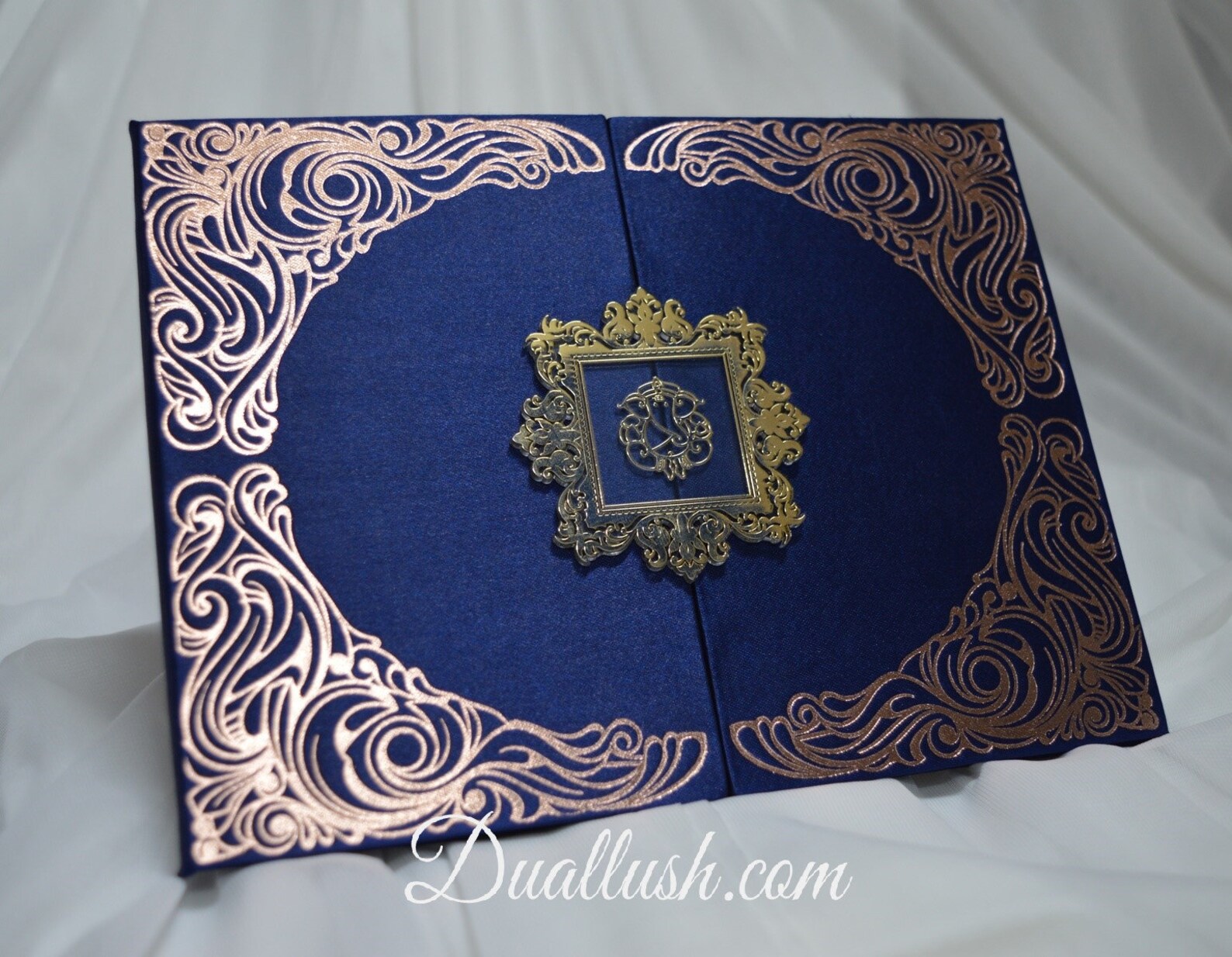 Hardcover Silk Folio Wedding Invitation Wedding Invitation - Etsy