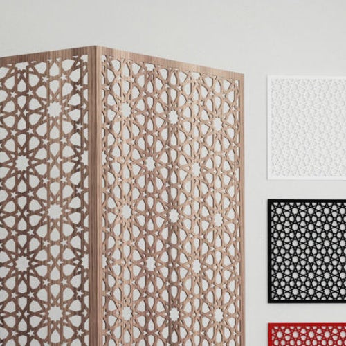 ALGIERS SCREEN PANEL Islamic Geometric Arabesques Patterns - Etsy