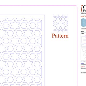 RABAT SCREEN PANEL Template File Arabesque Room Divider Star Arabic ...