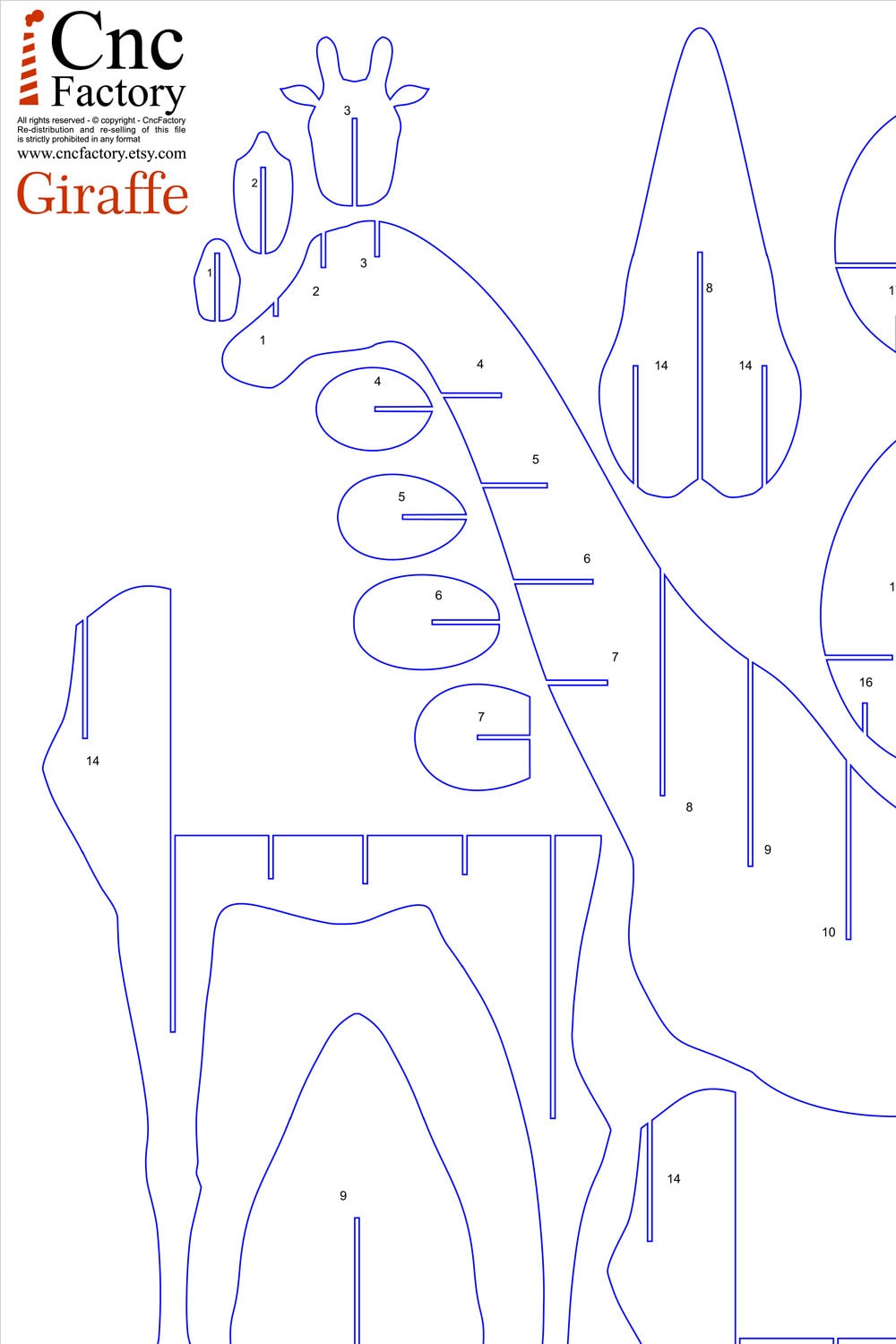 GIRAFFE SHELF Diy Bookshelf Plans Storage Bin Stand Shelf - Etsy