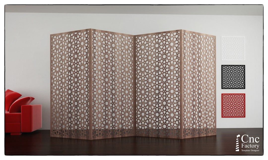 ALGIERS SCREEN PANEL Islamic Geometric Arabesques Patterns File Arabic ...