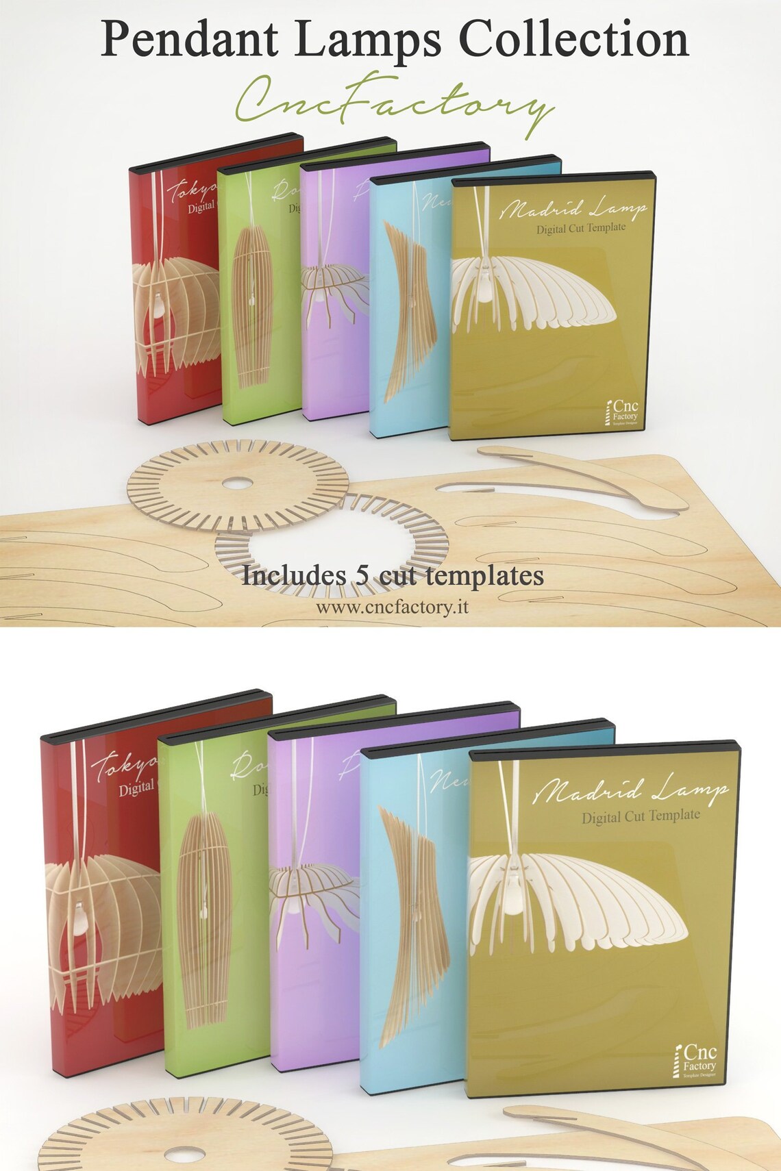 Pendant Lamps Pack Collection 5 Templates Pendants Lamps / - Etsy UK