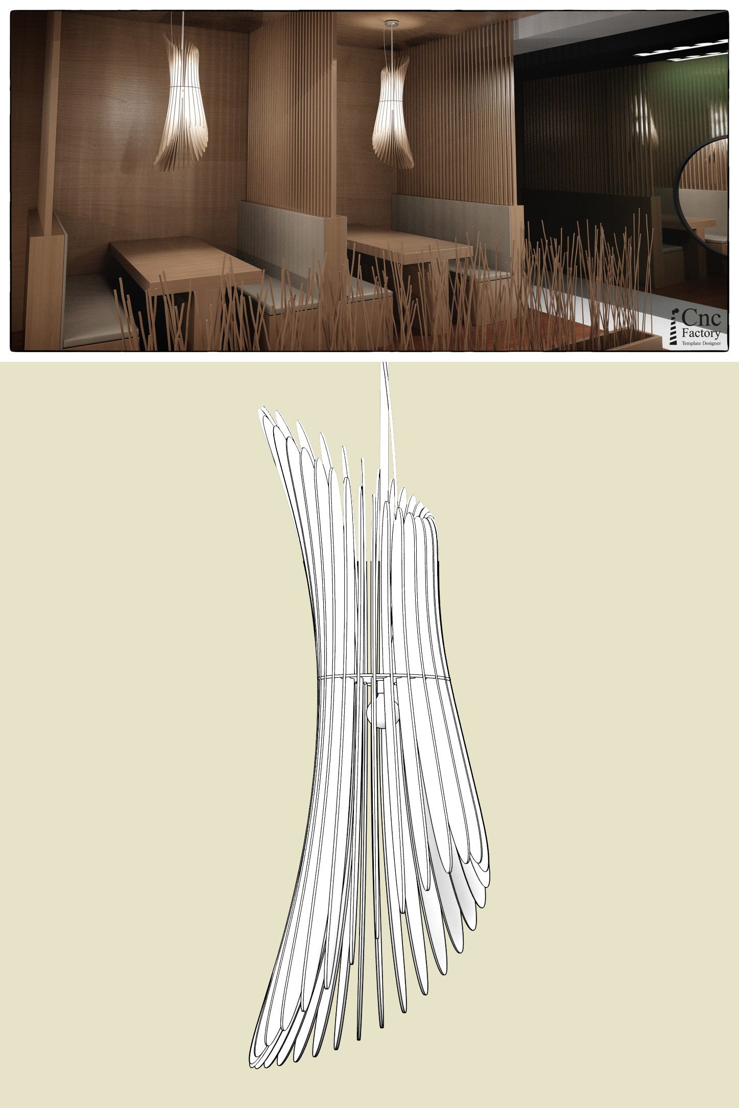 NEW YORK LAMP Cnc Cutting File Lamp Lamp / Lighting / | Etsy