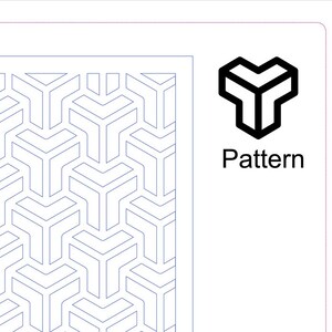 TRIPLE GEOMETRY SCREEN Panel, Silhouette, Cnc Template Cutting File ...