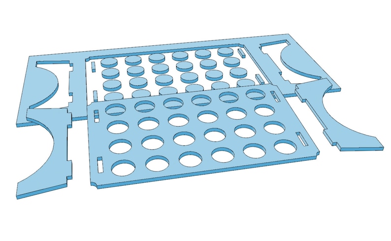 EGGS HOLDER Template Cutting File Wooden Egg Holder | Etsy