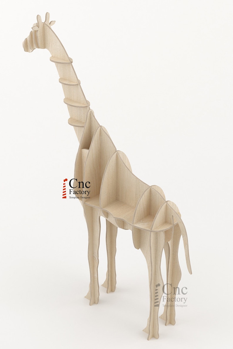 GIRAFFE SHELF Diy Bookshelf Plans Storage Bin Stand Shelf - Etsy Australia