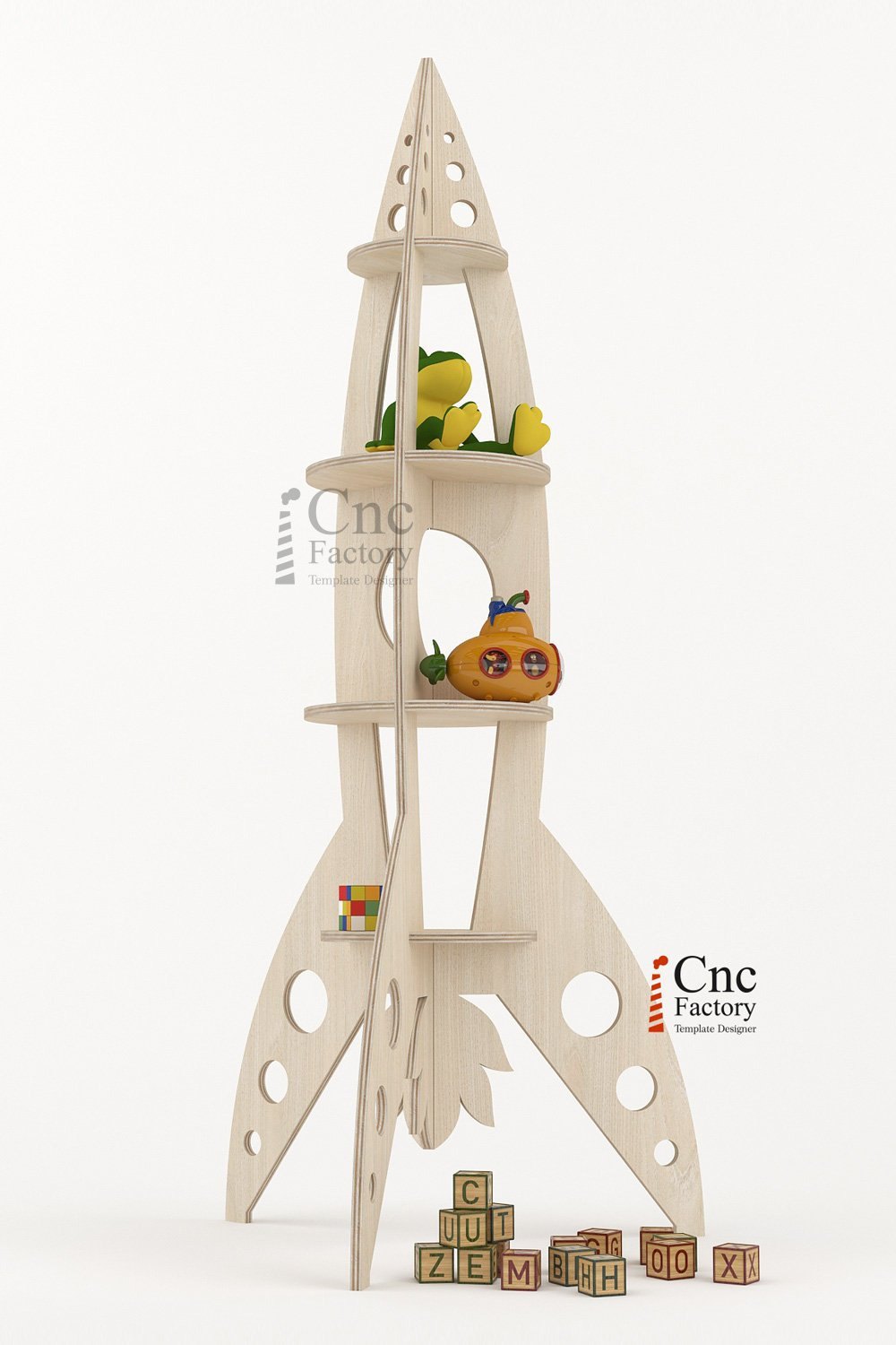 ROCKET SHELF Spaceship Rocket for Kids DIY Templates Ready - Etsy