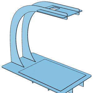 PHONE SCANNER STAND Laser cutting template plans wooden iPhone scanner ...
