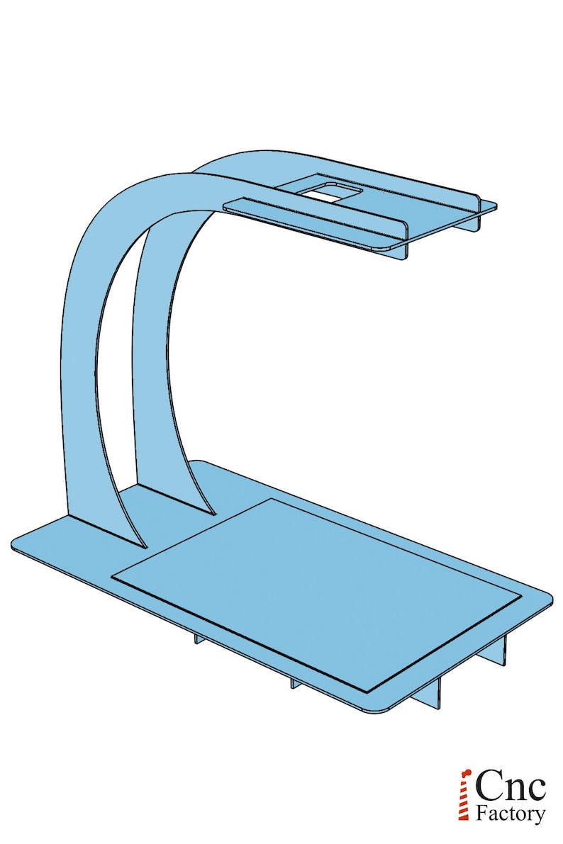 PHONE SCANNER STAND Laser cutting template plans wooden | Etsy