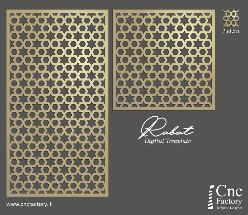 RABAT SCREEN PANEL Template File Arabesque Room Divider Star - Etsy