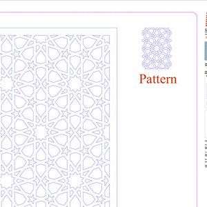 ALGIERS SCREEN PANEL Islamic Geometric Arabesques Patterns File Arabic ...