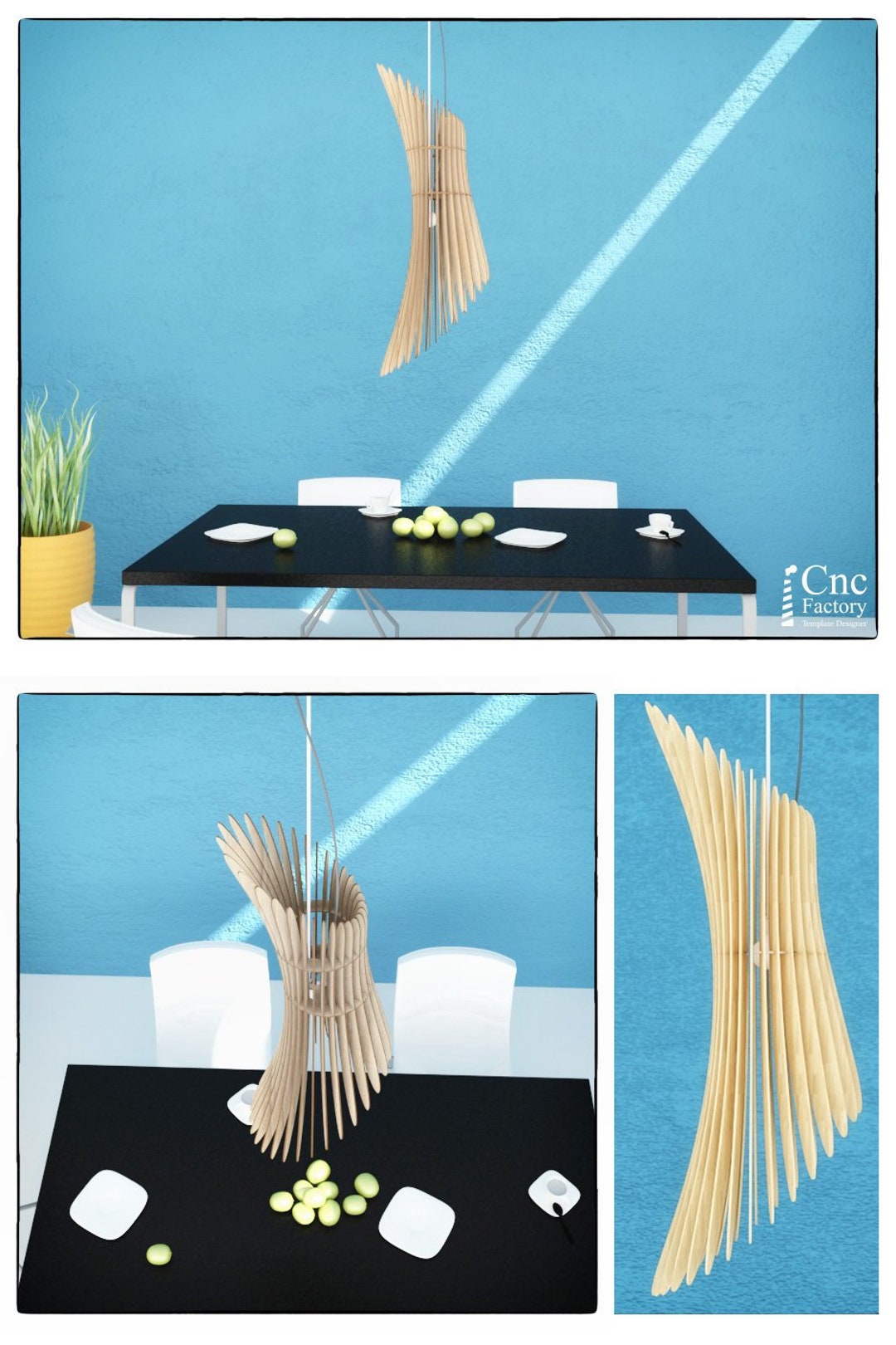 NEW YORK LAMP - Cnc Cutting File Lamp - Lamp / Lighting / Design Lamp ...