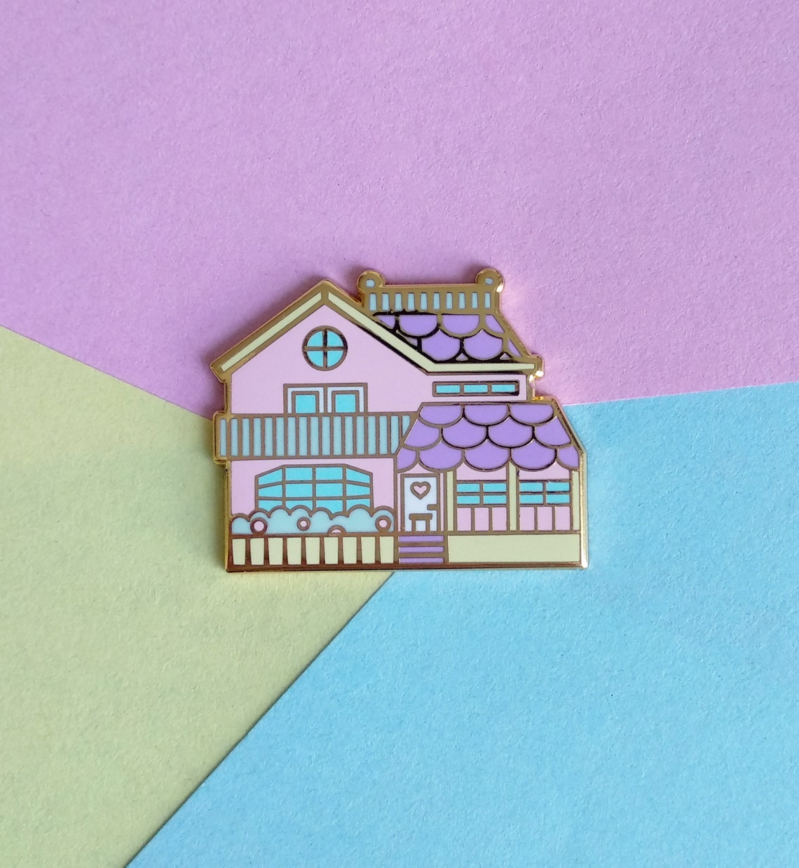 COZY HOME PIN Tiny Houses Hard Enamel Pin House - Etsy