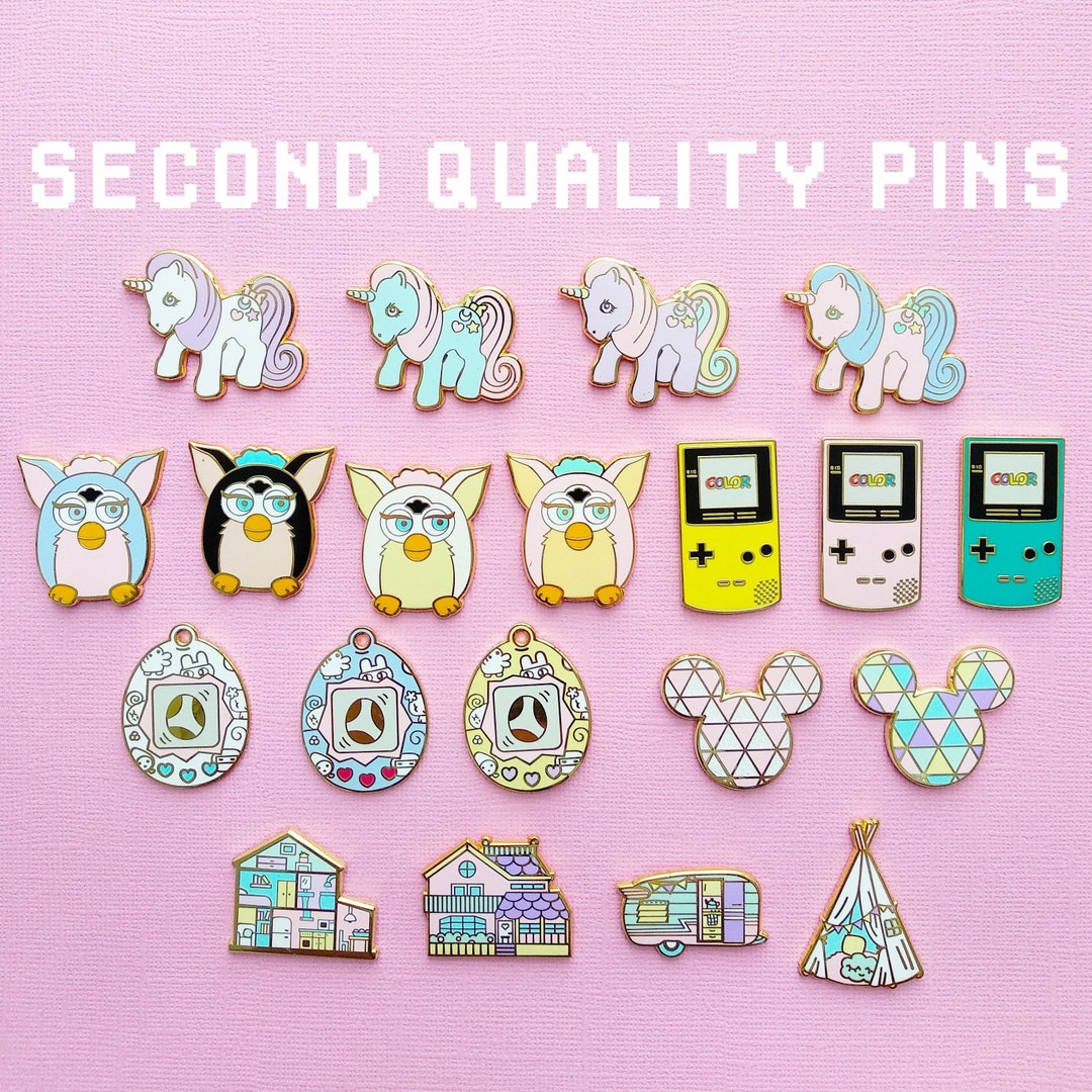 SECOND QUALITY Hard Enamel PINS - Tiny Houses Caravan Dollhouse Toys ...