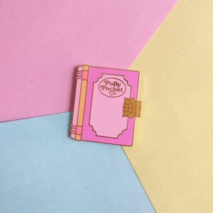 POLLY POCKET Tale BOOK - Polly Pocket Hard Enamel Pin Pin Pink, Yellow ...