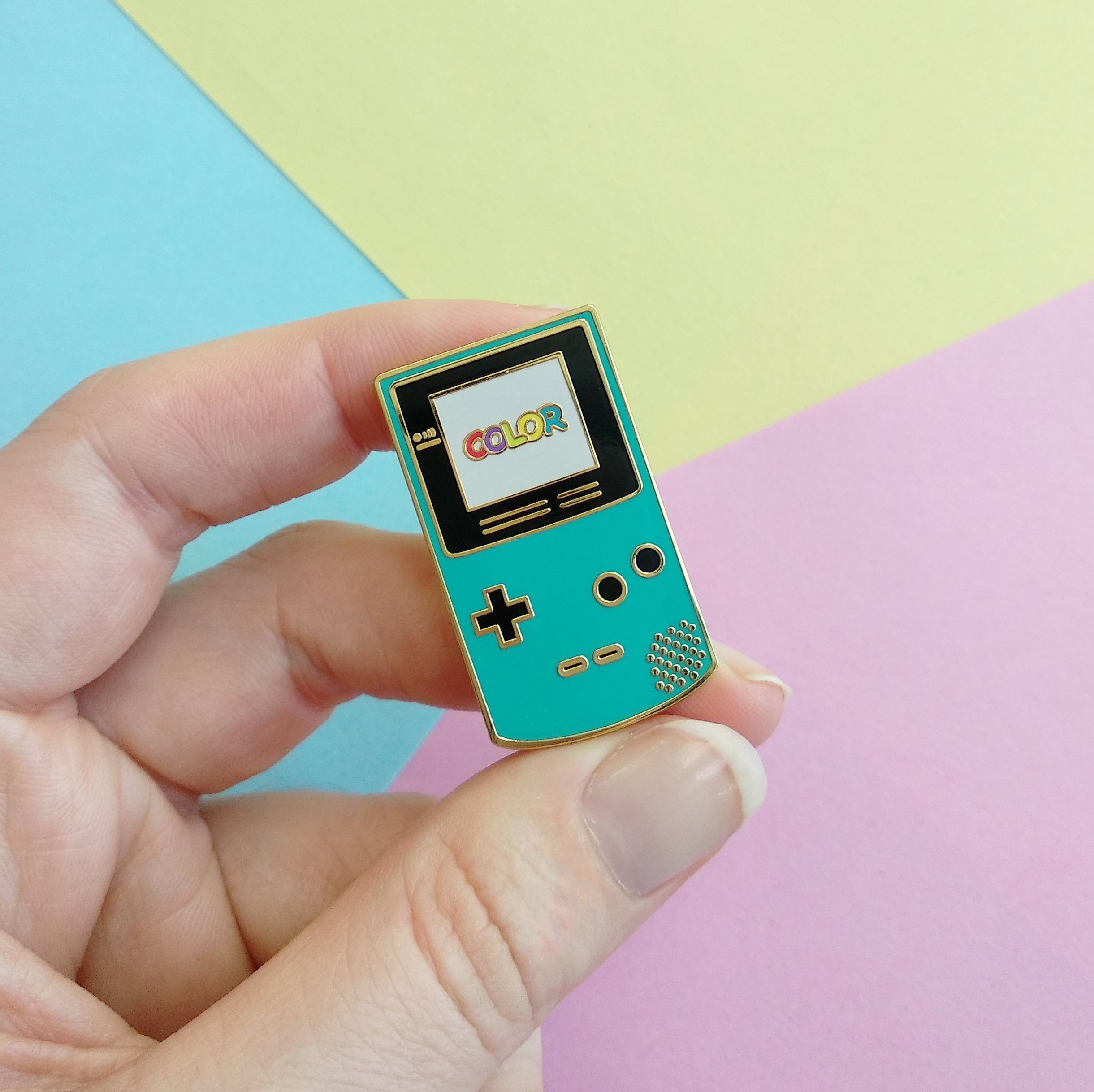 My PASTEL GAMEBOY PIN Retro Gameboy Color Pin Nostalgia - Etsy Norway