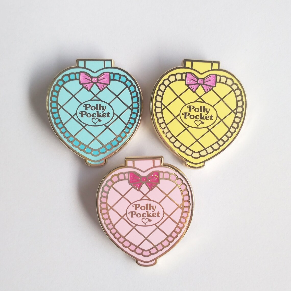 POLLY POCKET Heart Hard Enamel PIN Toys Pins Polly Pocket - Etsy