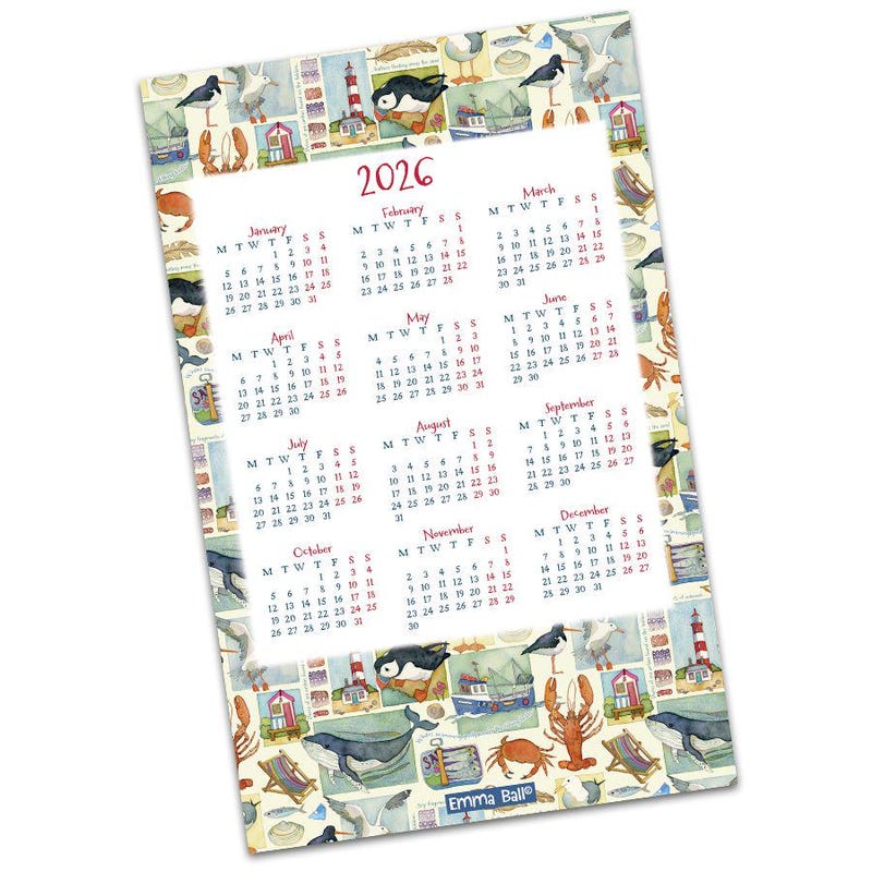 2026 Cloth Wall Calendar - Etsy