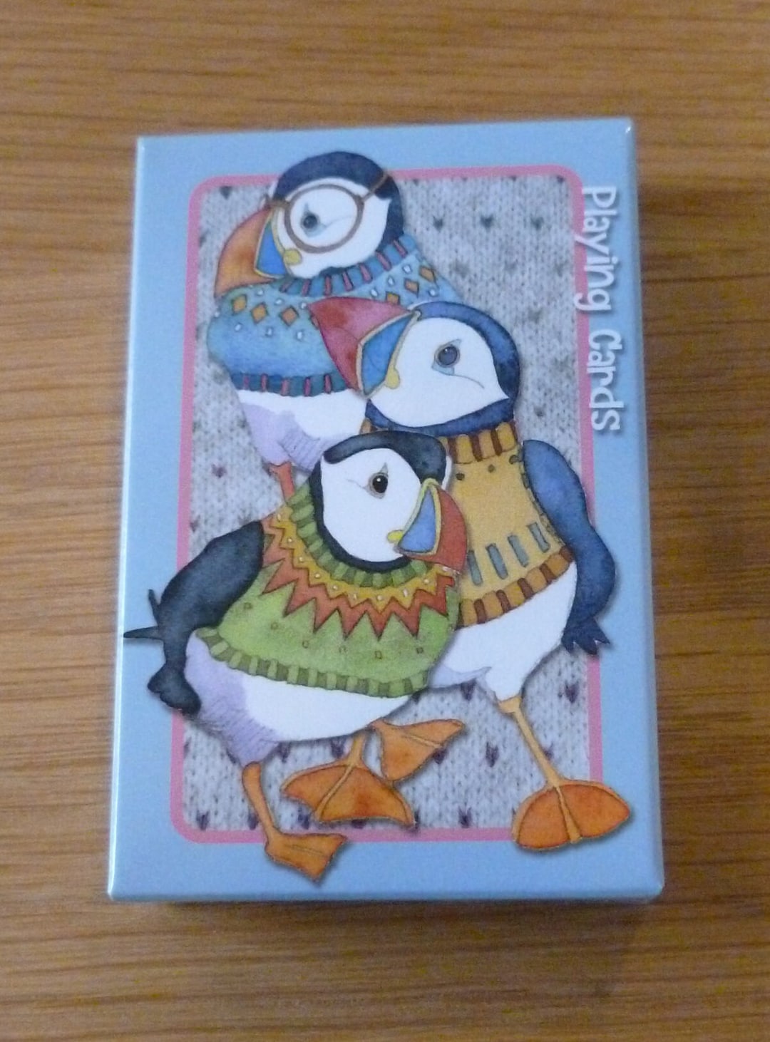 Emma Ball Playing Cards, Knitters Gift, Woolly Puffins, Sheep in ...