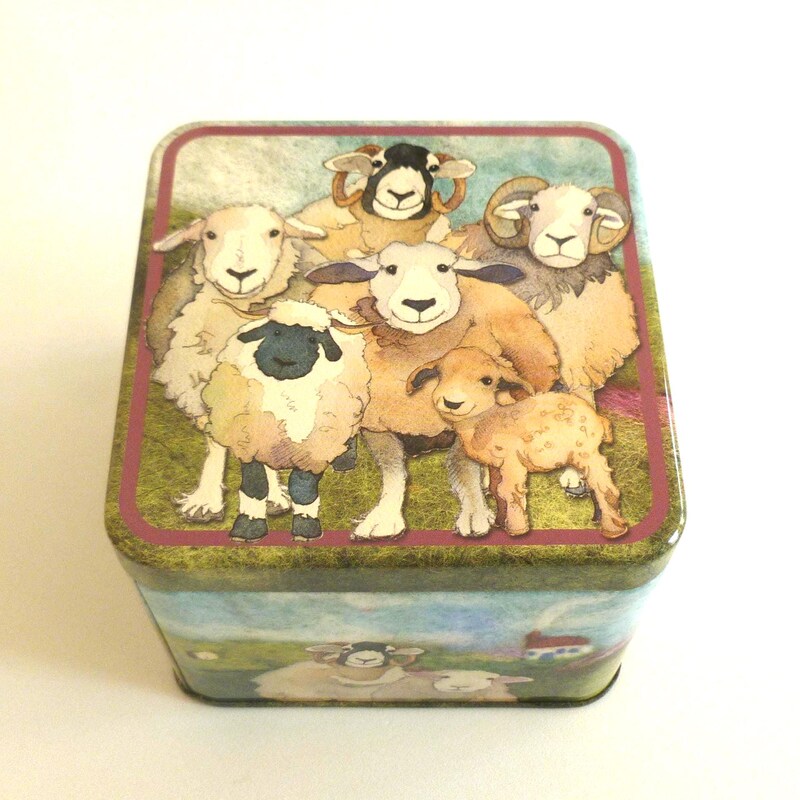 Large Square Tin Storage - Etsy UK
