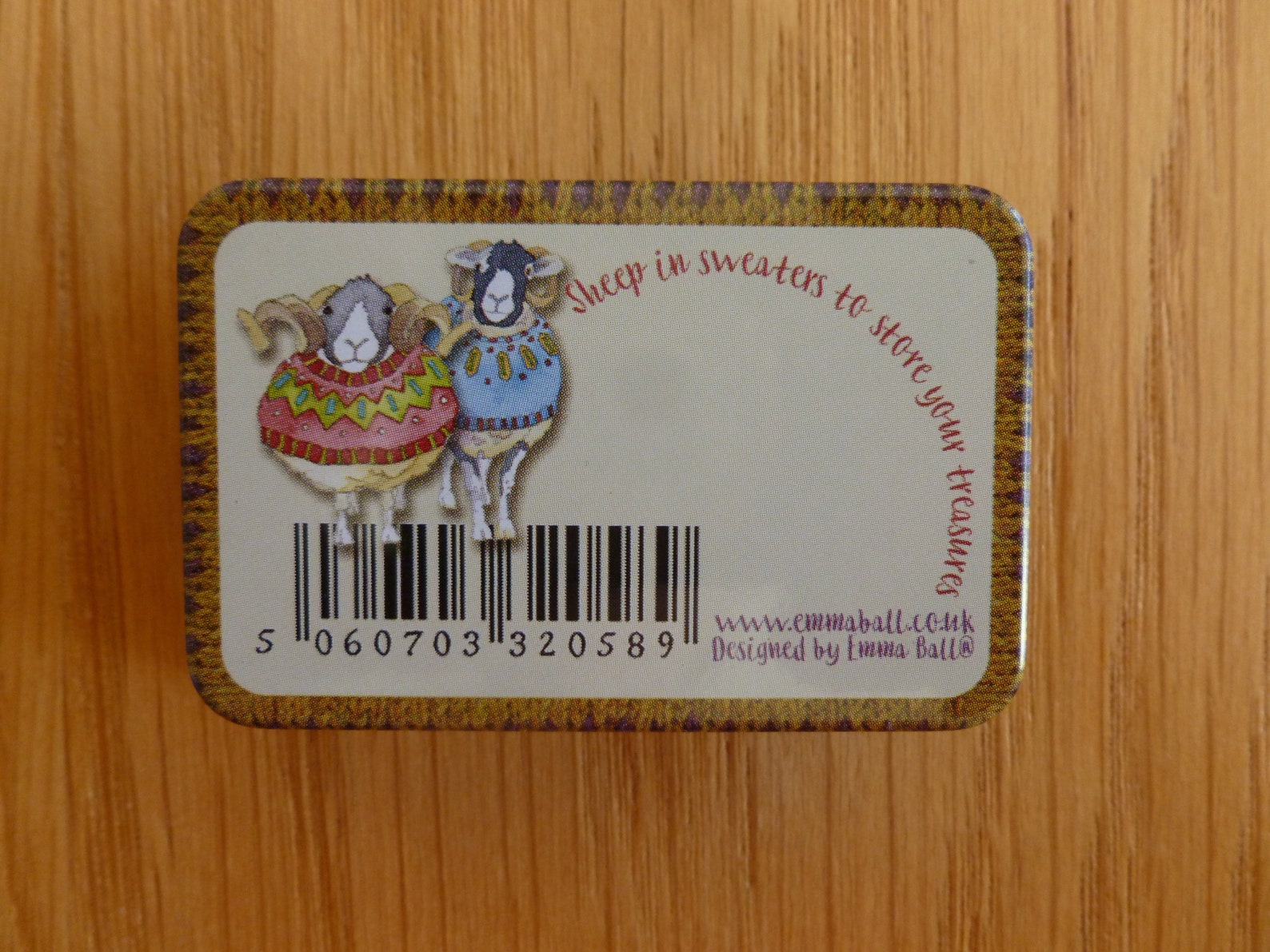 Storage Tins by Emma Ball Pocket Tins Sliding Lid Choice | Etsy