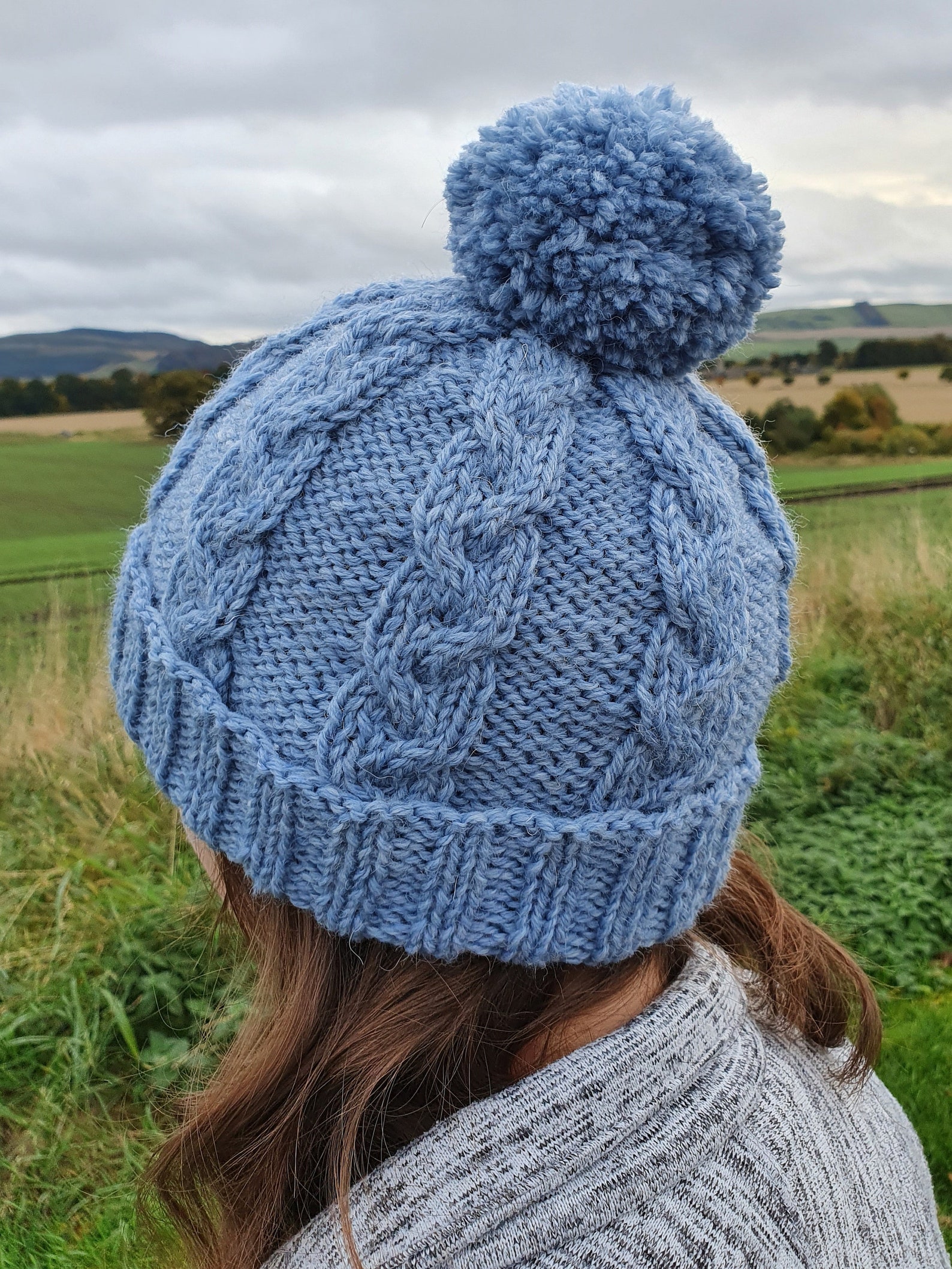 Knitting Pattern - Banff Bobble Hat, PDF, Digital Download, Chunky ...