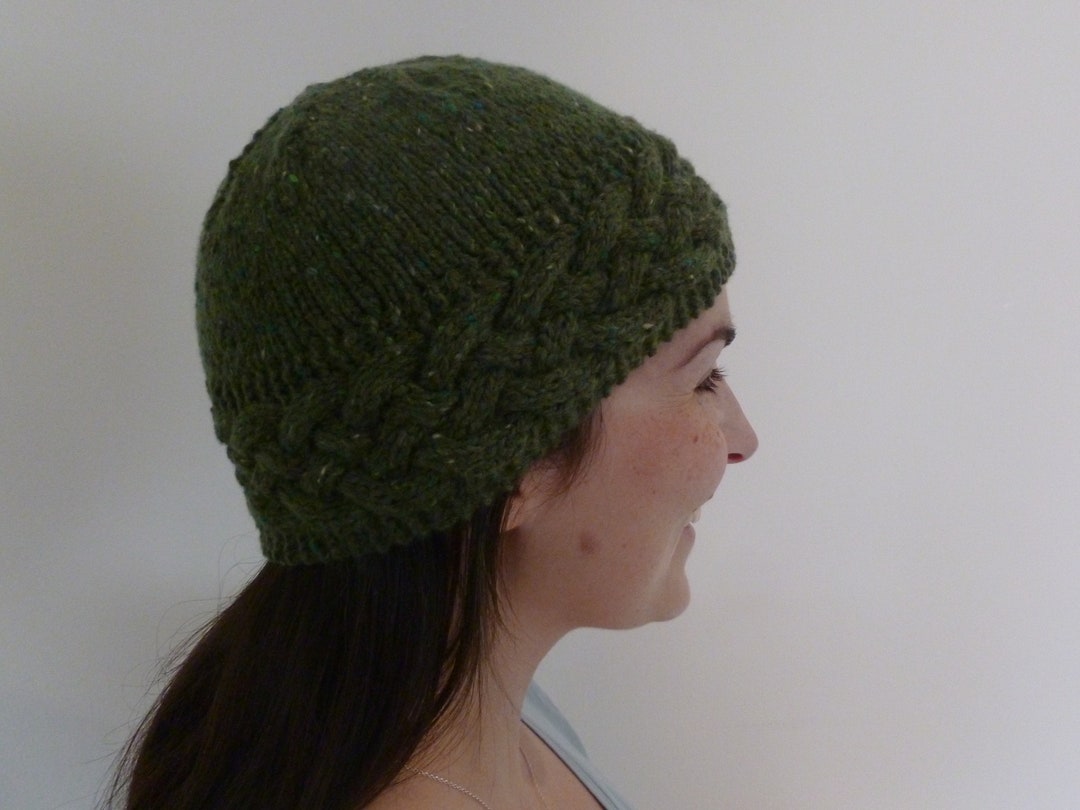 Cabled Hat Knitting Pattern, Aran, PDF, Digital Download, the Hawick ...
