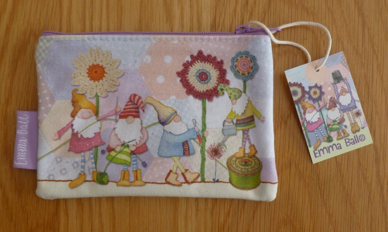 Zipped Purse by Emma Ball Various Lovely Designs Storage for - Etsy