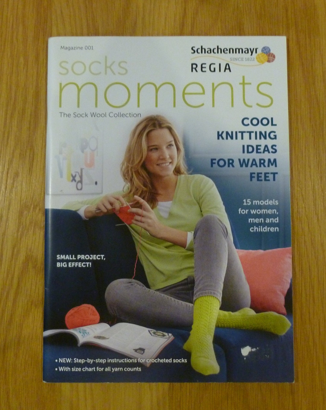 Sock Moments, Sock Knitting Pattern Book, Schachenmayr, Regia, Magazine ...