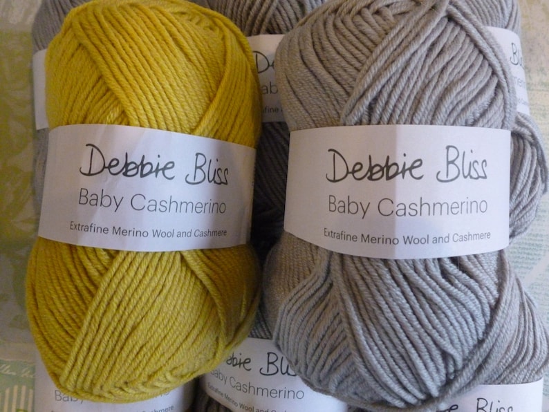 Debbie Bliss Baby Cashmerino Yarn, Knitting, Merino Wool, Cashmere, 50g ...