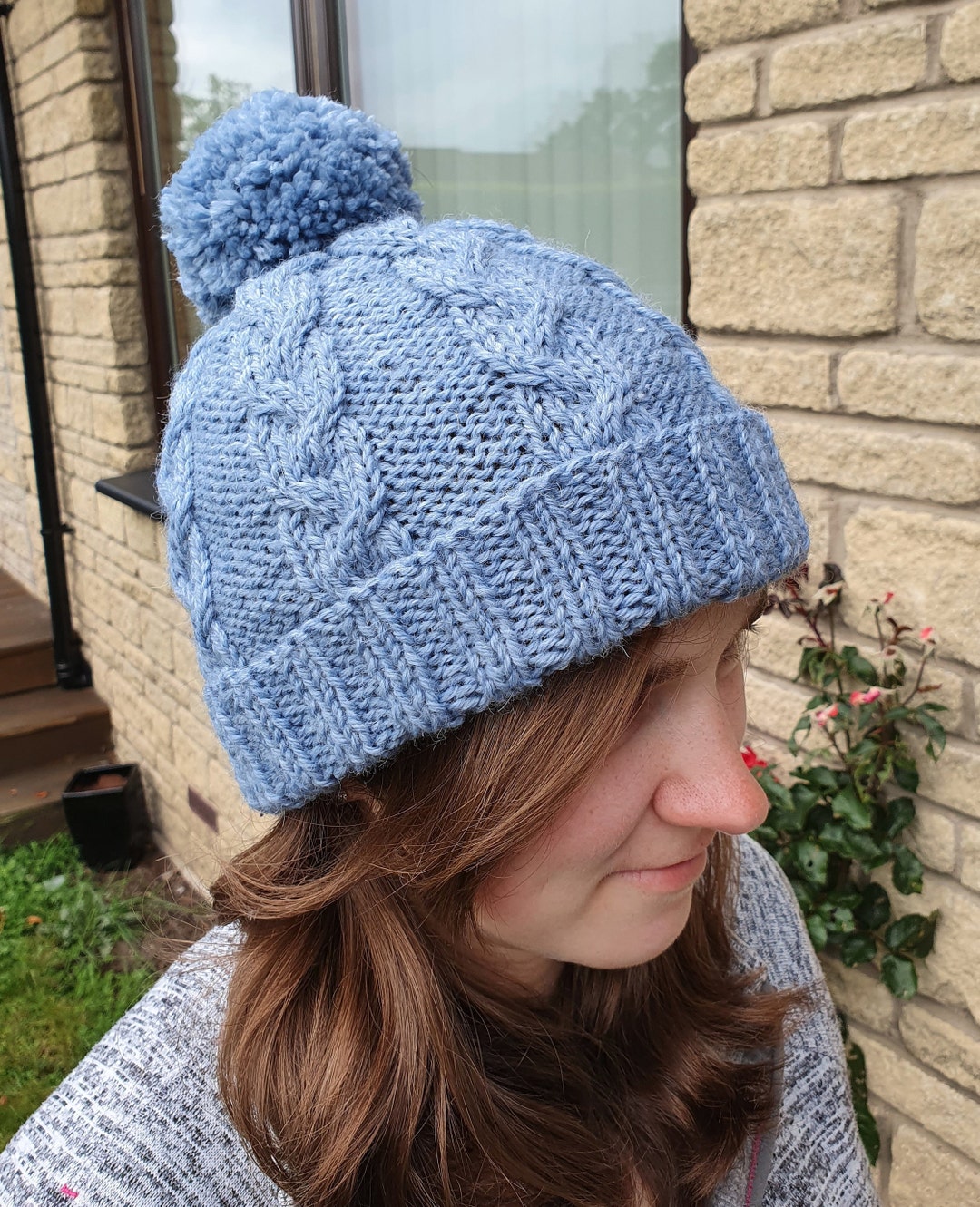 Knitting Pattern - Banff Bobble Hat, PDF, Digital Download, Chunky ...