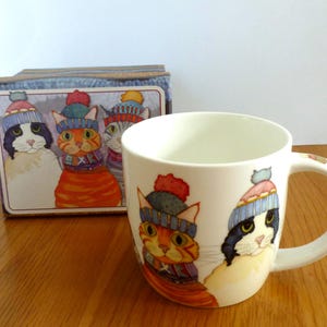 Emma Ball Mugs, Boxed, Knitting Mug, Sheep in Sweaters, Woolly Puffins ...