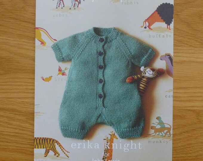 Erika Knight Knitting Pattern, Baby Romper, for John Lewis, Knitting ...