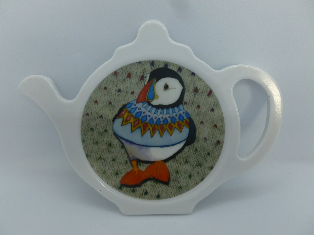 Emma Ball Tea Bag Tidy, Sheep in Sweaters, Woolly Puffins, Knitters ...