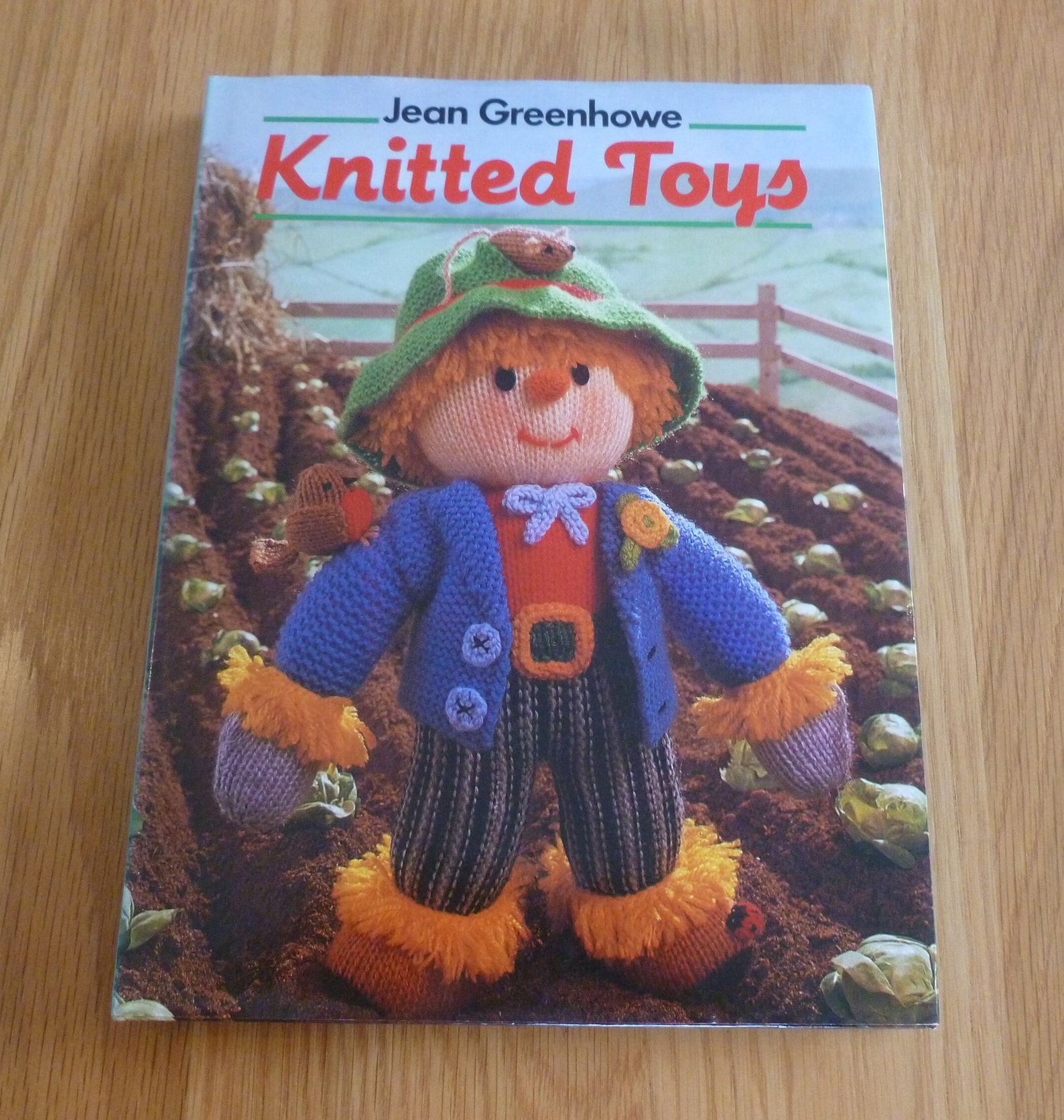 Knitted Toys by Jean Greenhowe, Vintage Pattern Book, Scarecrows ...