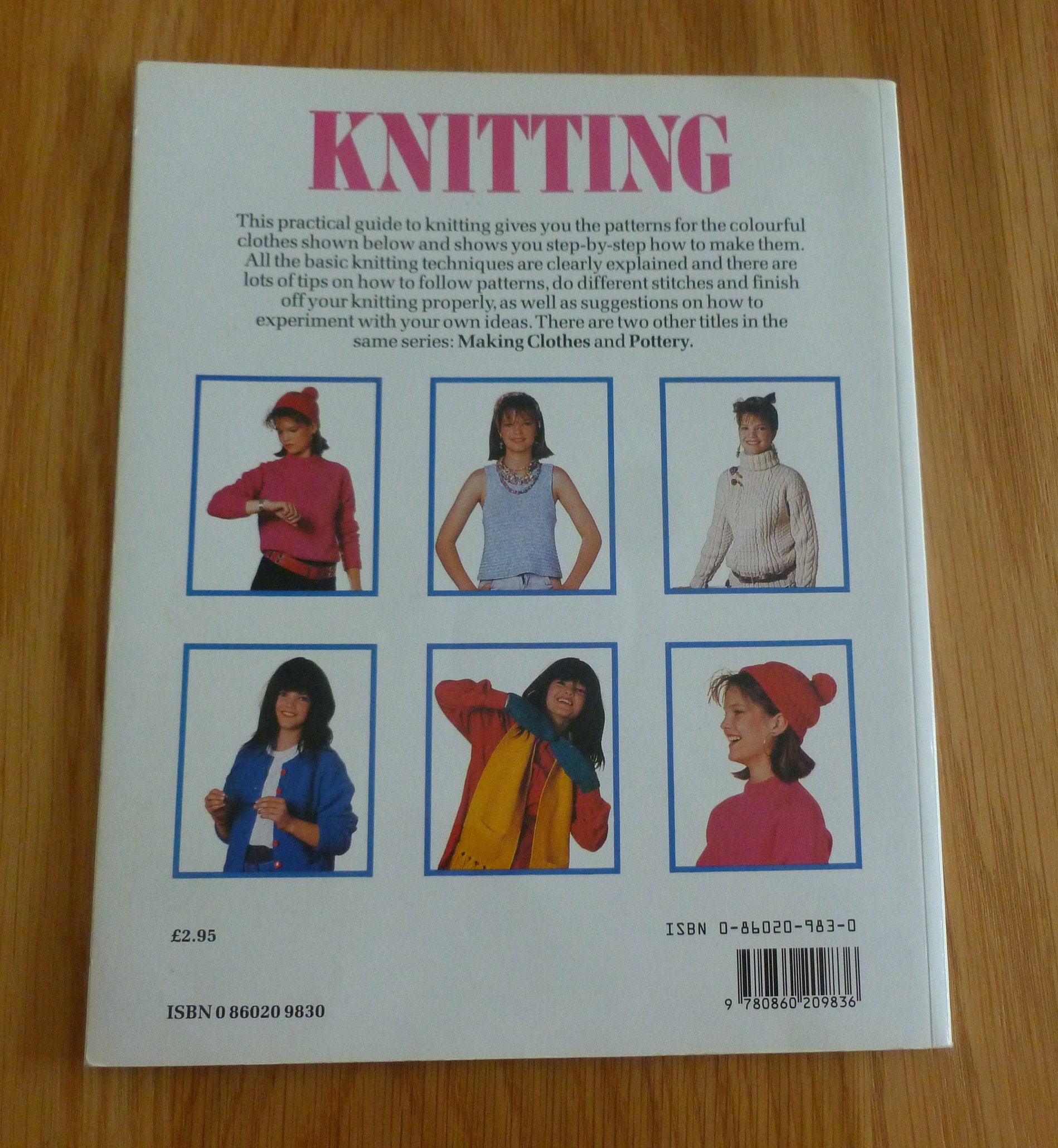 Vintage Knitting Book, Usborne Guide to Knitting, From Start to Finish ...