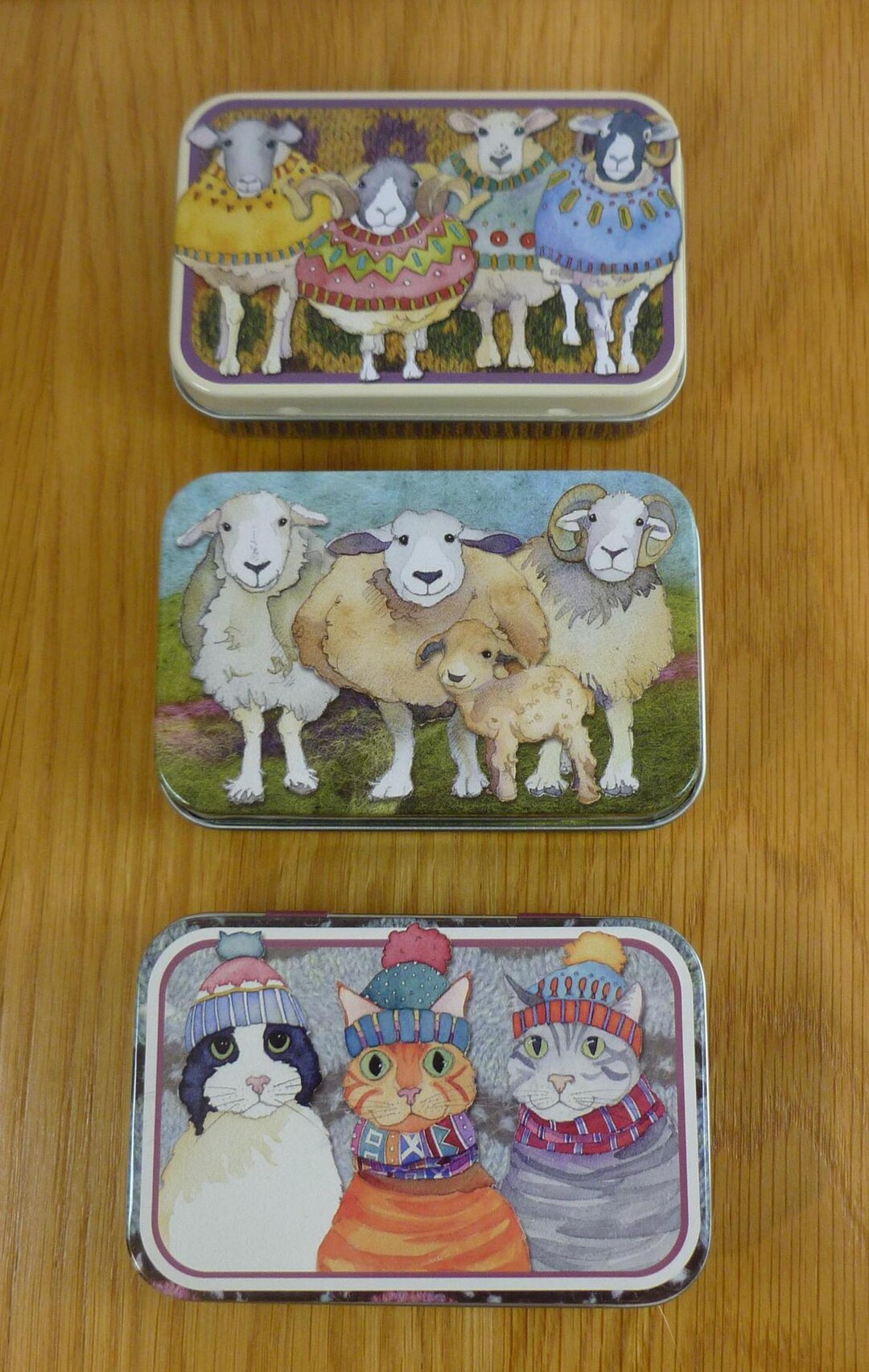 Storage Tin by Emma Ball, Mini Hinged Tin, Storage for Knitters and ...
