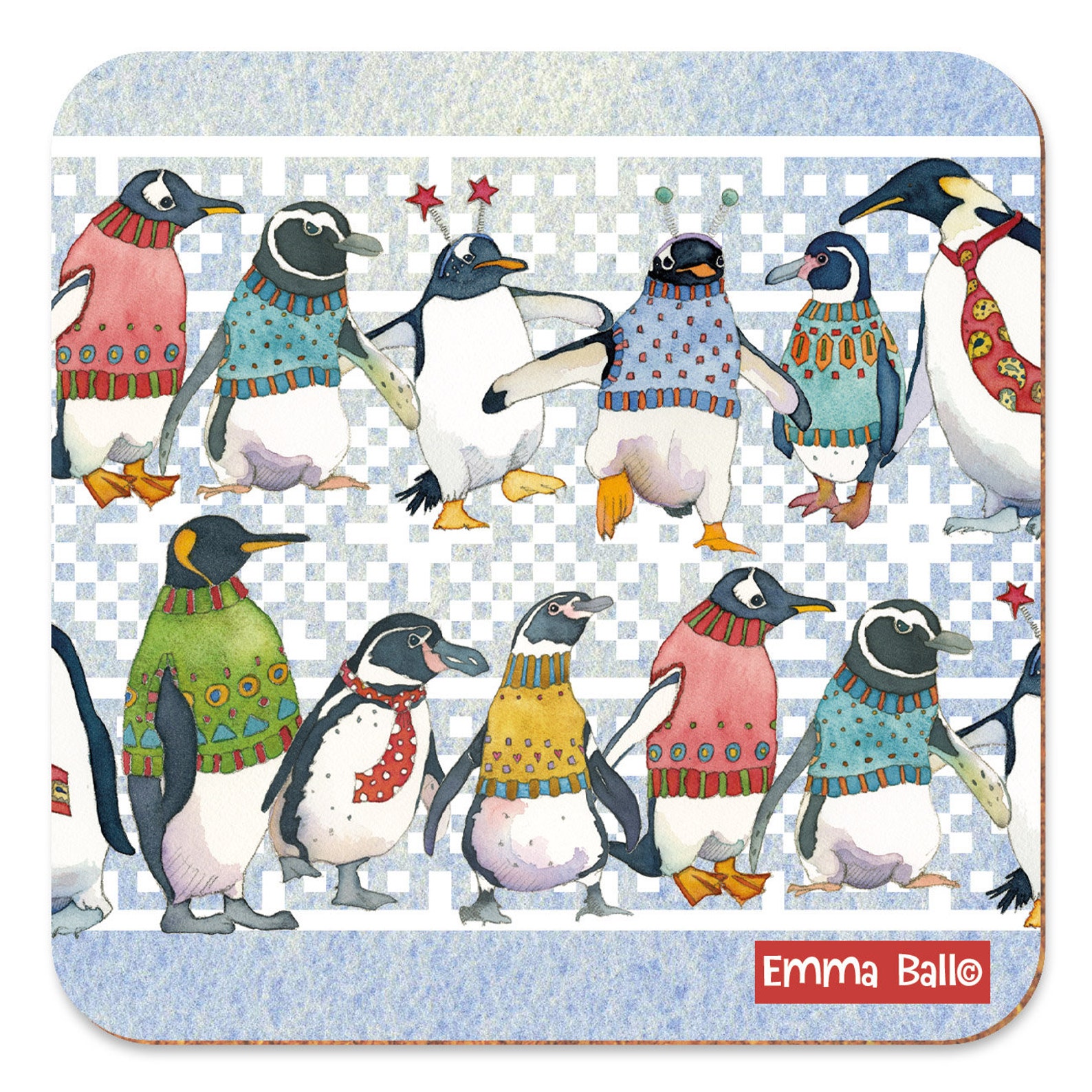 Coasters Beautifully Illustrated by Emma Ball Puffins - Etsy