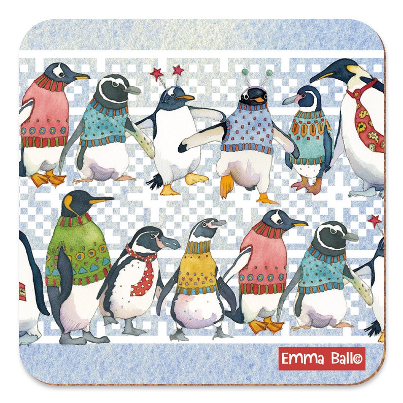 Coasters Beautifully Illustrated by Emma Ball Puffins - Etsy