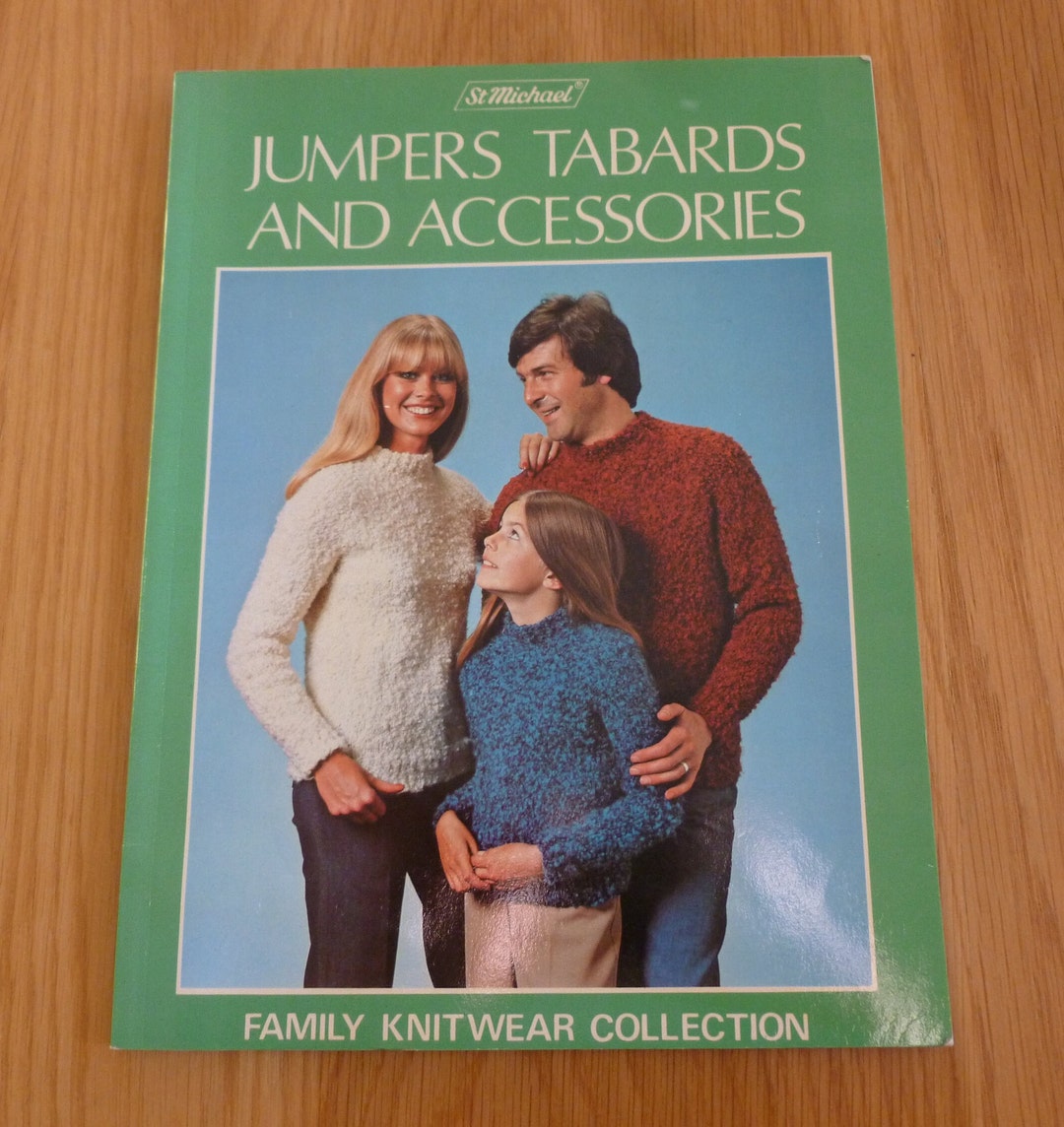 Vintage Knitting Patterns, Family Patterns, UK, 34 Patterns, Booklet ...