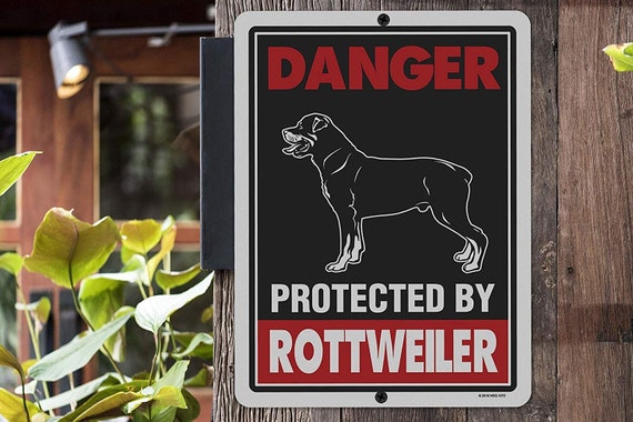 Rottweiler Guard Dog Signs