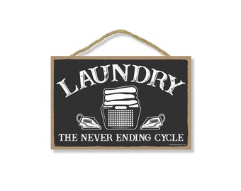 Hanging Laundry Sign - Etsy